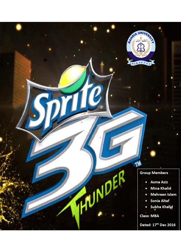 Case Study - The Journey of Sprite 3G | PDF | Advertising | Brand