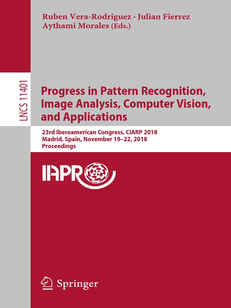 Progress in Pattern Recognition, Image Analysis, Computer Vision, and Applications | PDF ...