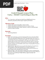 SMART Goals Lesson Plan | PDF | Goal | Lesson Plan