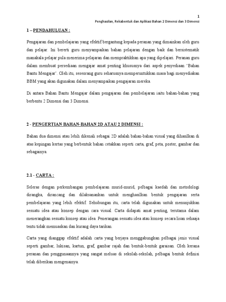 2 - Kertas Kerja ABM - 2d & 3d | PDF | Seni