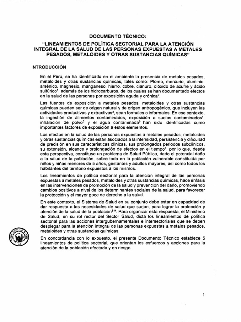 RM N 979-2018-Minsa | PDF