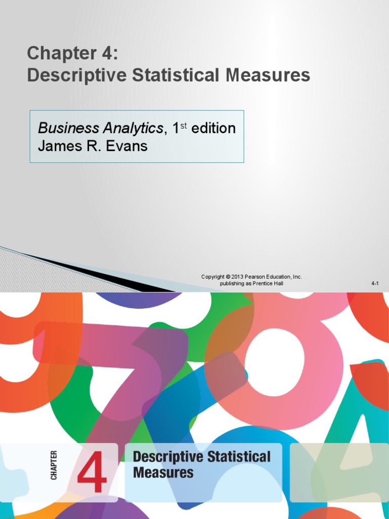 Evans Analytics1e PPT 04 | PDF | Correlation And Dependence | Statistics
