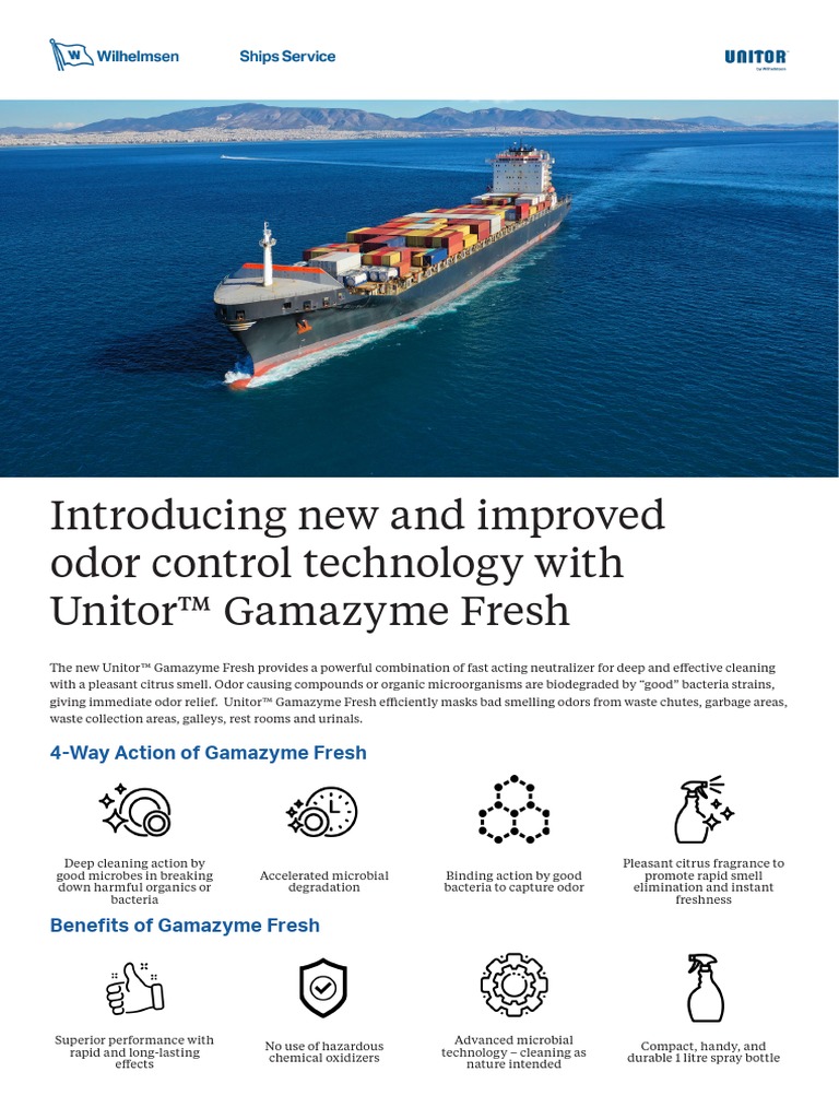 Gamazyme Fresh Flyer 082021 | PDF | Odor | Biodegradation