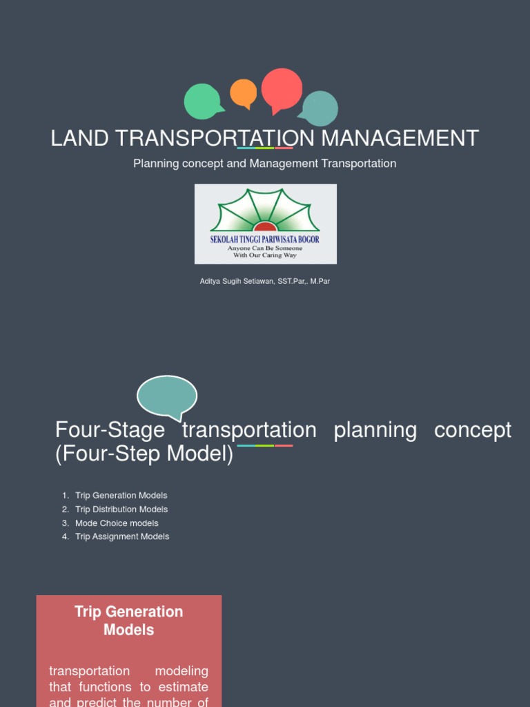 Chapter 2 - Concept, Planning&Management Transportation - LTM - STPB ...