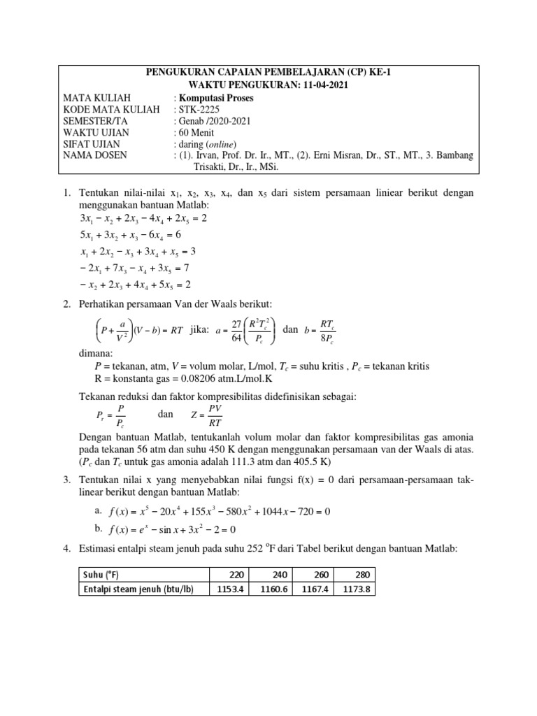 Pengukuran CP1, 11-04-2021 | PDF