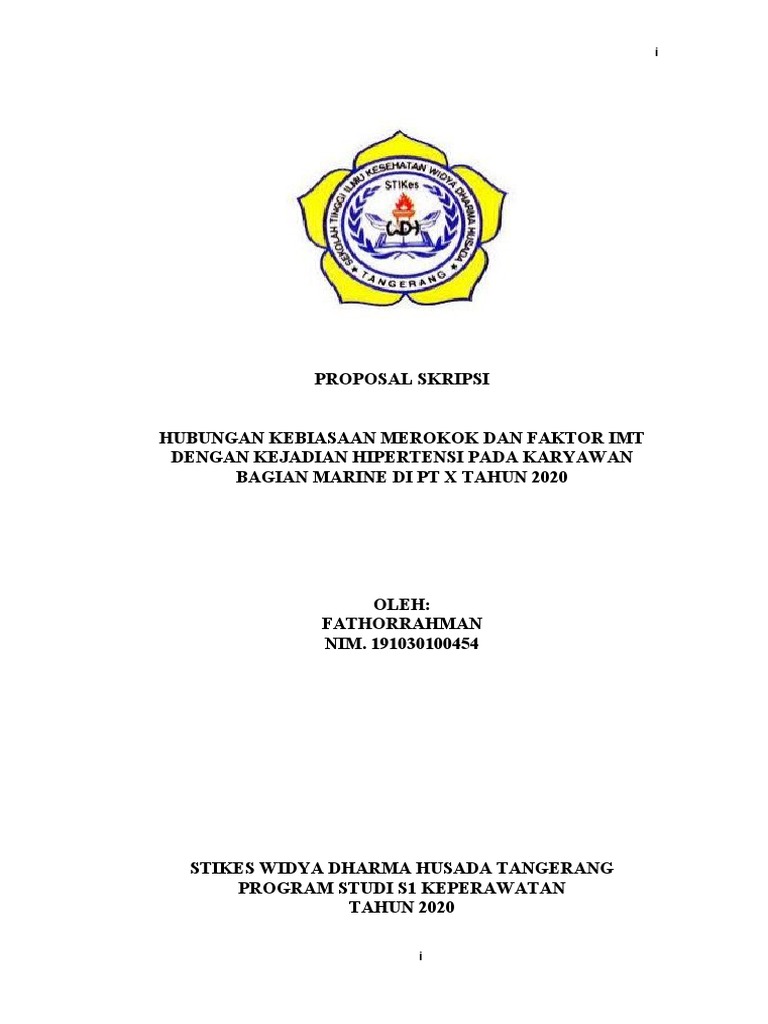 Proposal Skripsi Revisi 14 Des 2020 Sempro | PDF | Ilmu Sosial | Pengembangan Diri
