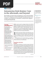 IUFD | PDF | Childbirth | Fetus