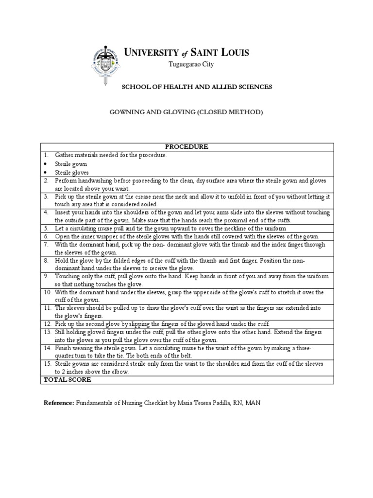 Proper Gowning and Gloving Procedure: A Step-by-Step Guide to ...