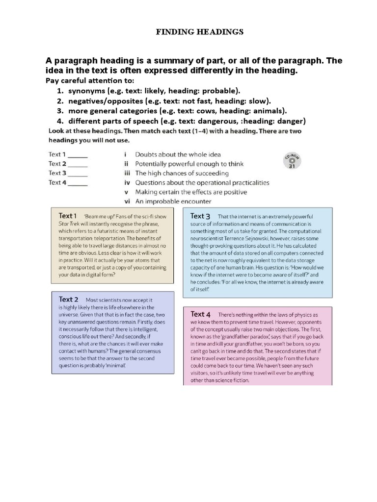 Finding Headings 1 | PDF | Employment | Market (Economics)