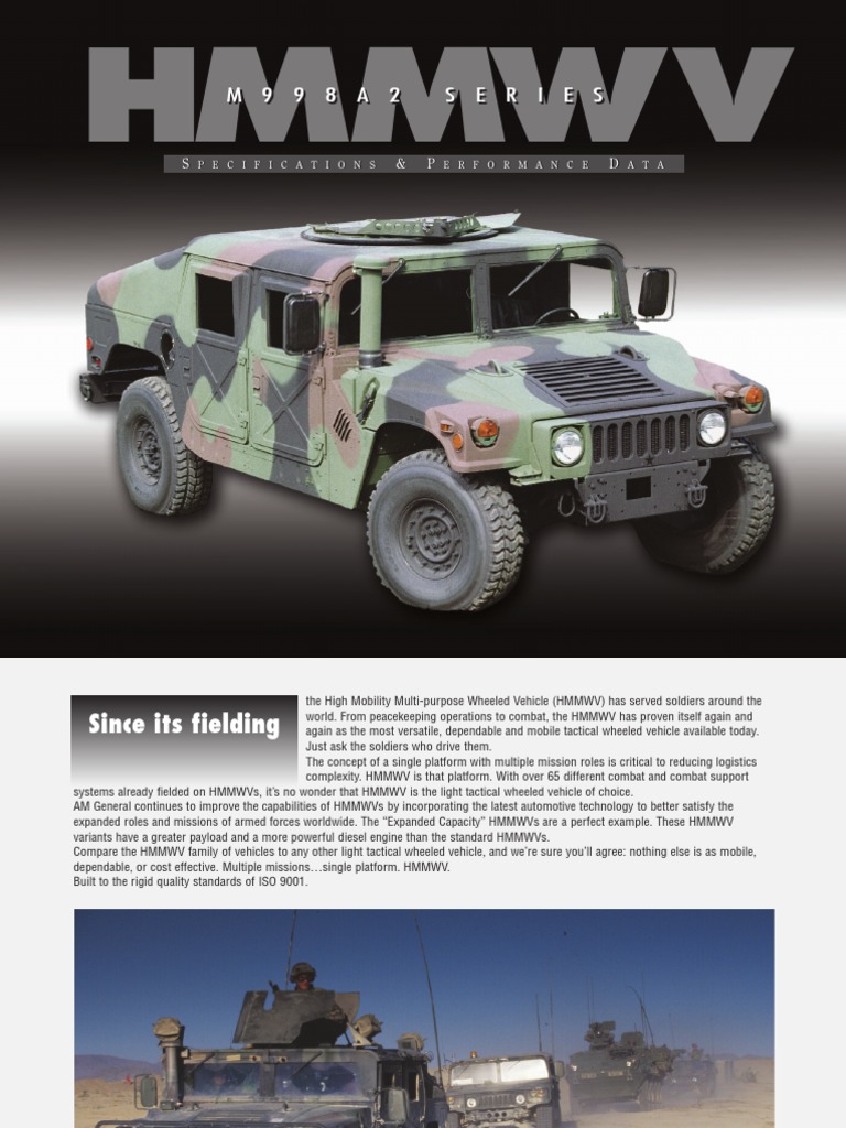 AM General M998A2 HMWMV Brochure | PDF | Humvee | Vehicles