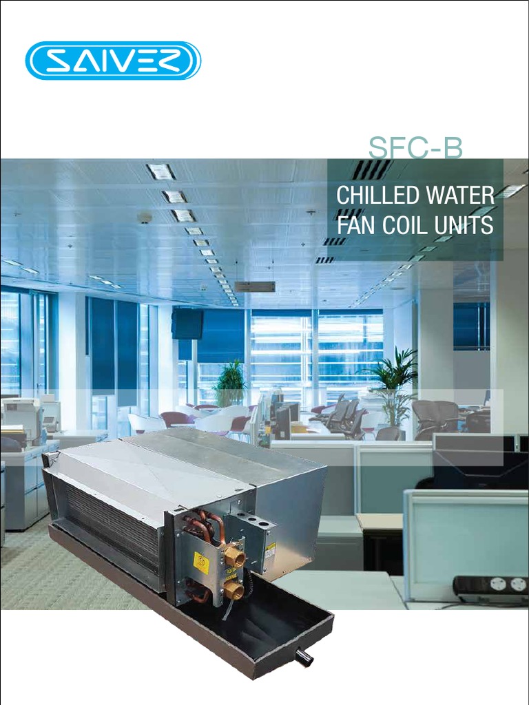 SFC-B: Chilled Water Fan Coil Units | PDF | Pipe (Fluid Conveyance) | Galvanization