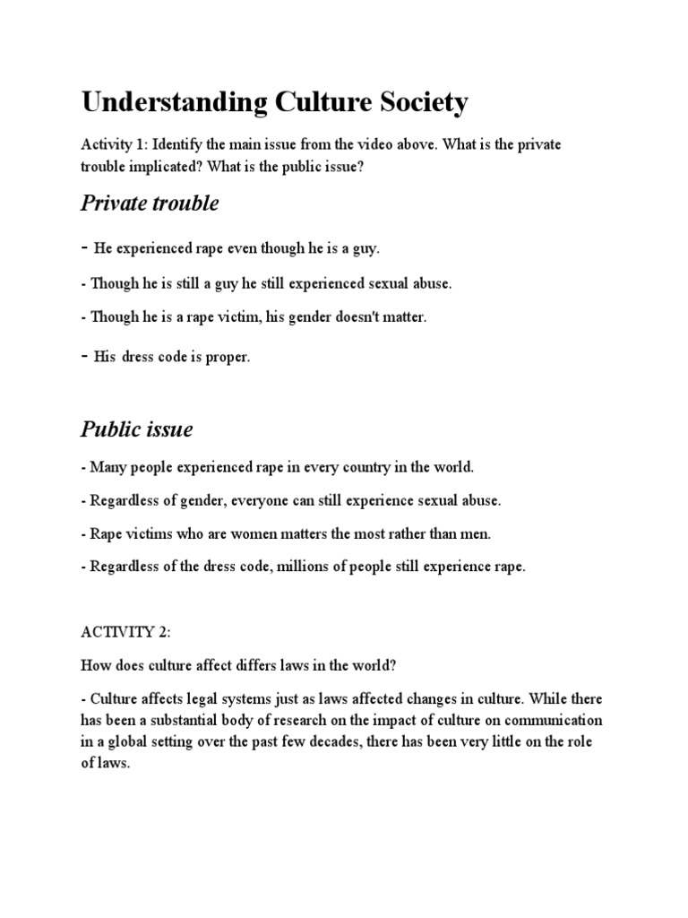 USCP Act 1 | PDF | Social Science