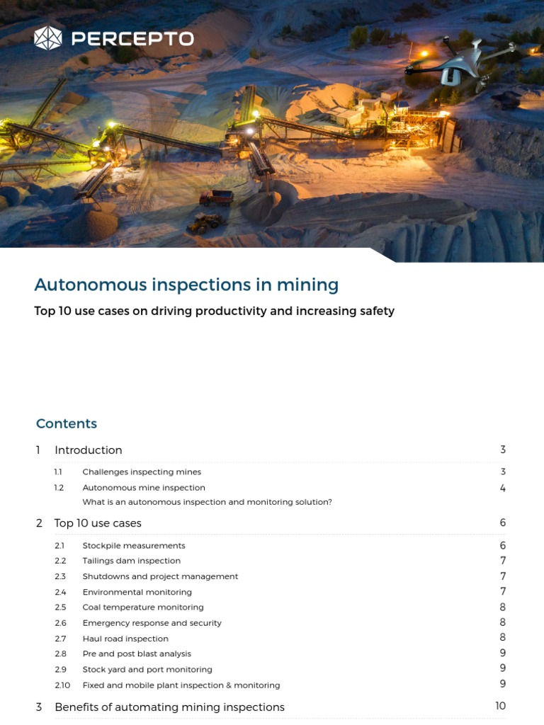 Autonomous Inspections in Mining | PDF | Mining | Automation