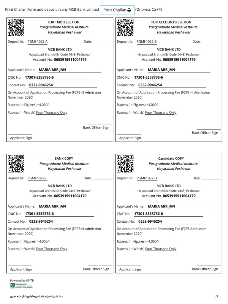 Hayatabad Branch (BR Code 1448) Peshawar Hayatabad Branch (BR Code 1448 ...