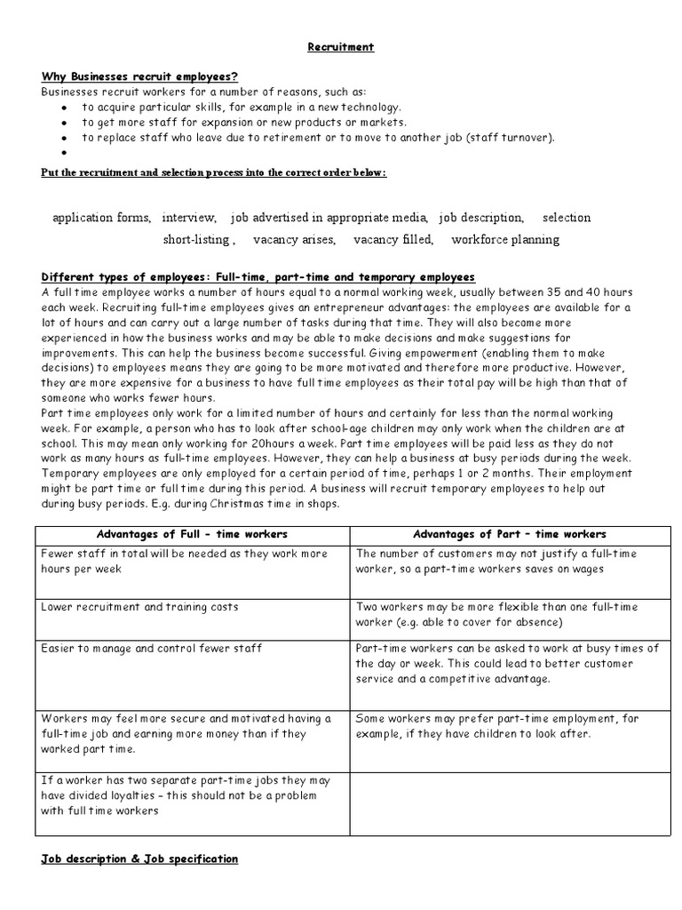 Recruitment Theories and Methods Explained | PDF | Recruitment | Employment
