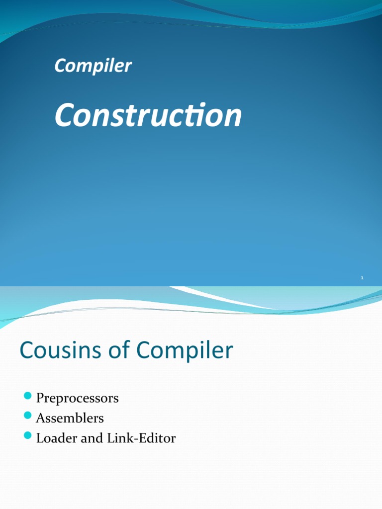 1-Cousins of Compiler | PDF | Compiler | Assembly Language