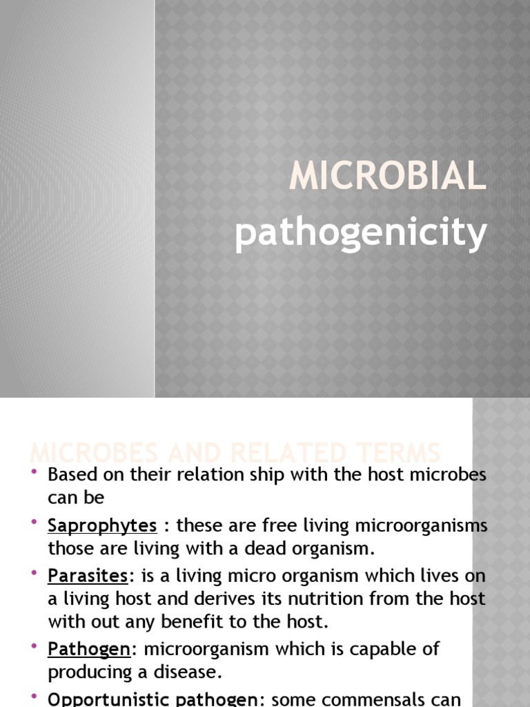 Microbial Pathogenicity | PDF | Transmission (Medicine) | Infection