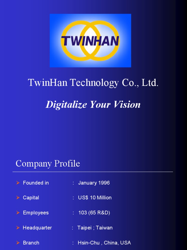 TwinHan Technology Co | PDF | Digital Television | Set Top Box