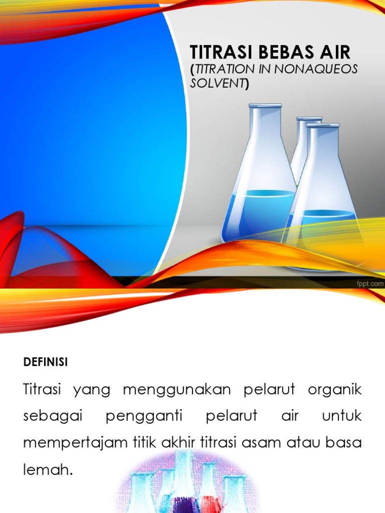 Titrasi Bebas Air | PDF