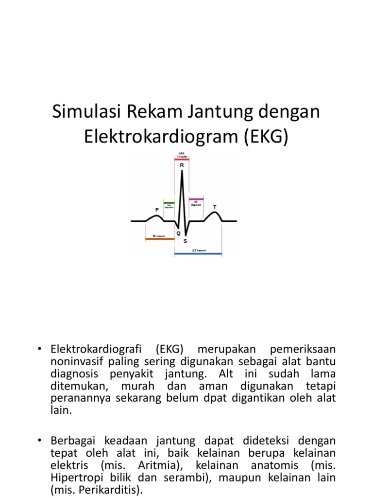 Simulasi Rekam Jantung Dengan Elektrokardiogram (EKG) | PDF