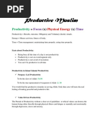 The Productive Muslim PDF | PDF | Disciplines | Meditation