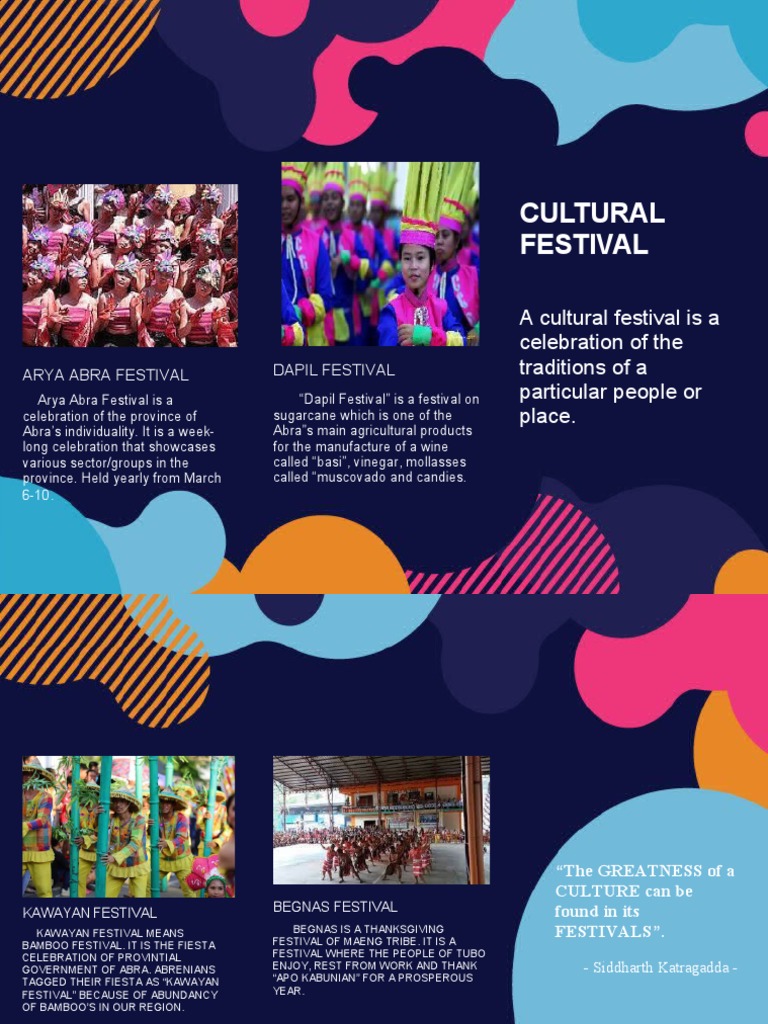 Cultural Festivals Brochure | PDF