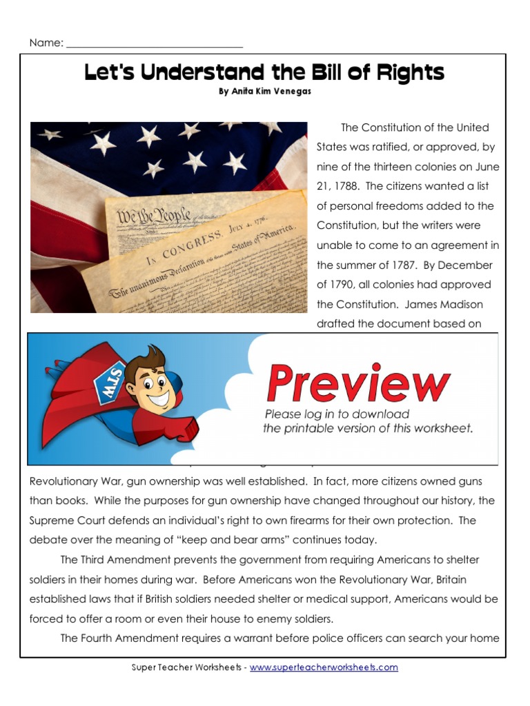 An Overview of the Ten Amendments in the Bill of Rights and Their ...