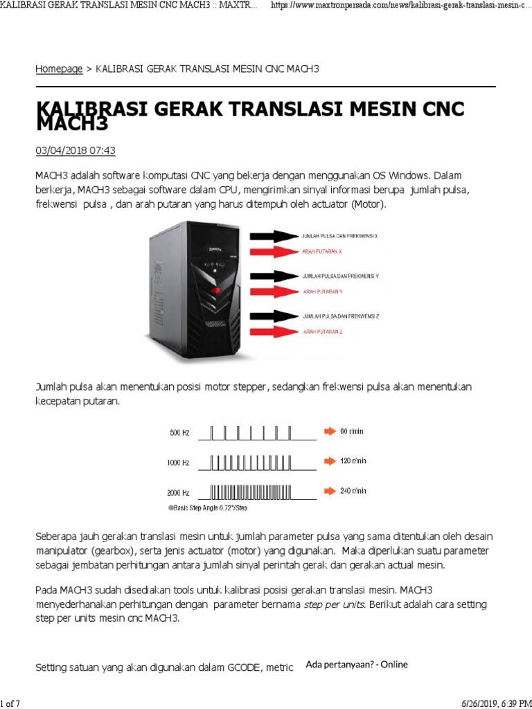 Kalibrasi MACH3 | PDF