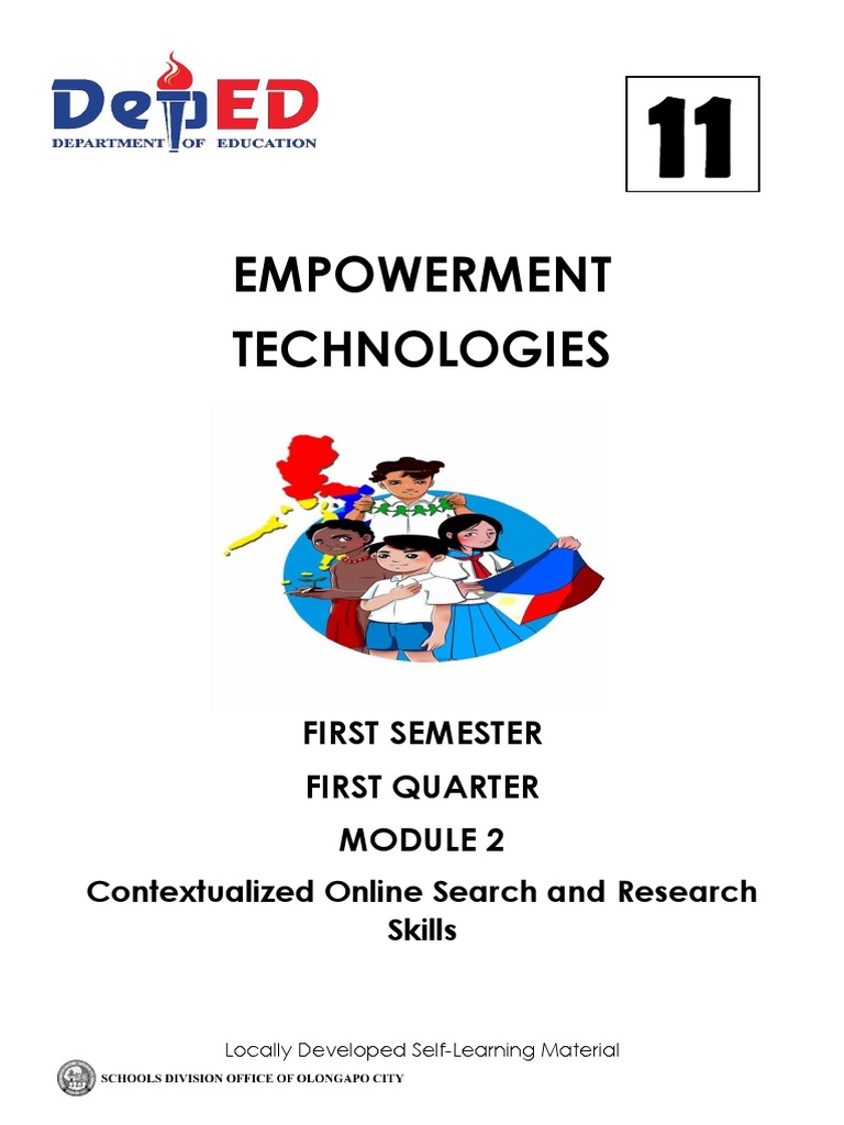 Empowerment Technologies Quarter 1, Module 2 | PDF | World Wide Web ...