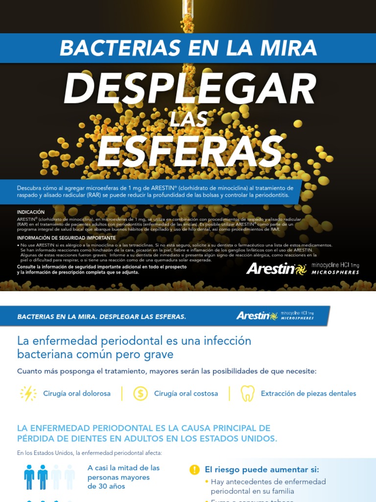 ARESTIN Flip Chart Spanish Translation | PDF | Odontología | Higiene oral