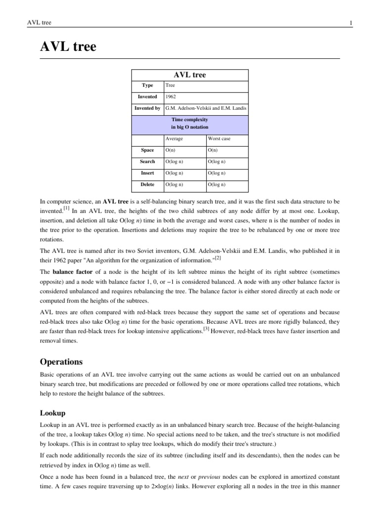 Avl | PDF | Algorithms And Data Structures | Areas Of Computer Science