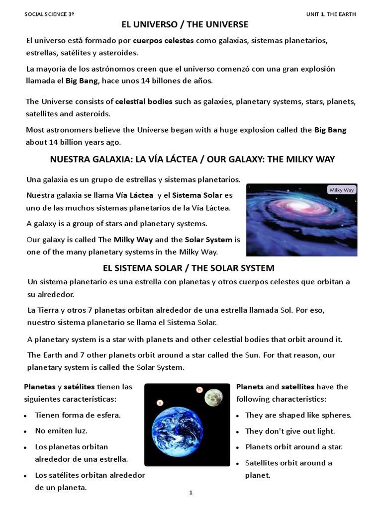 3º Earth 2020 2021 | PDF | Luna | Tierra