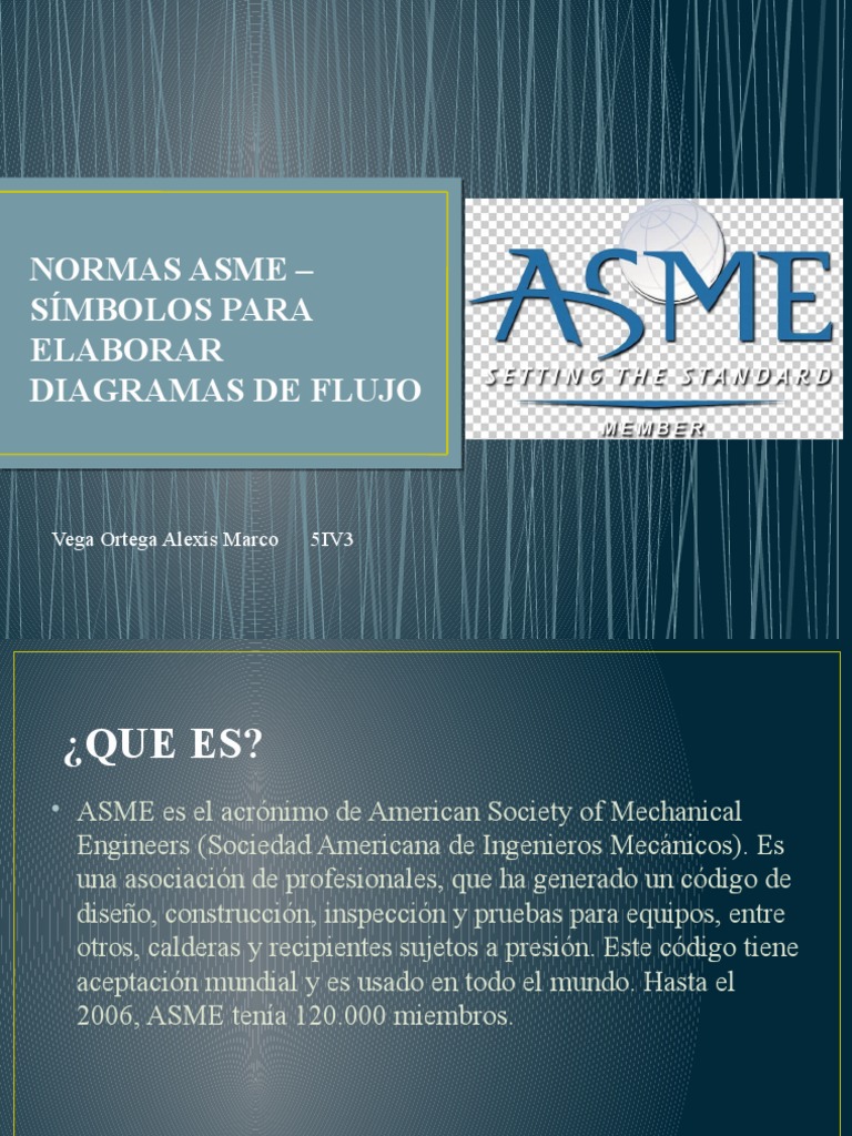 Normas ASME para la elaboración de diagramas de flujo: Símbolos ...
