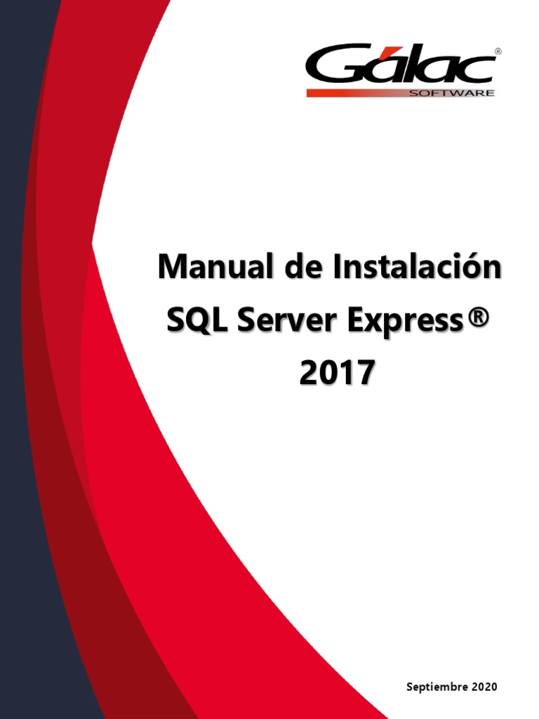 Manual Instalación SQL Server Express 2017 VEN | PDF | Servidor SQL de ...
