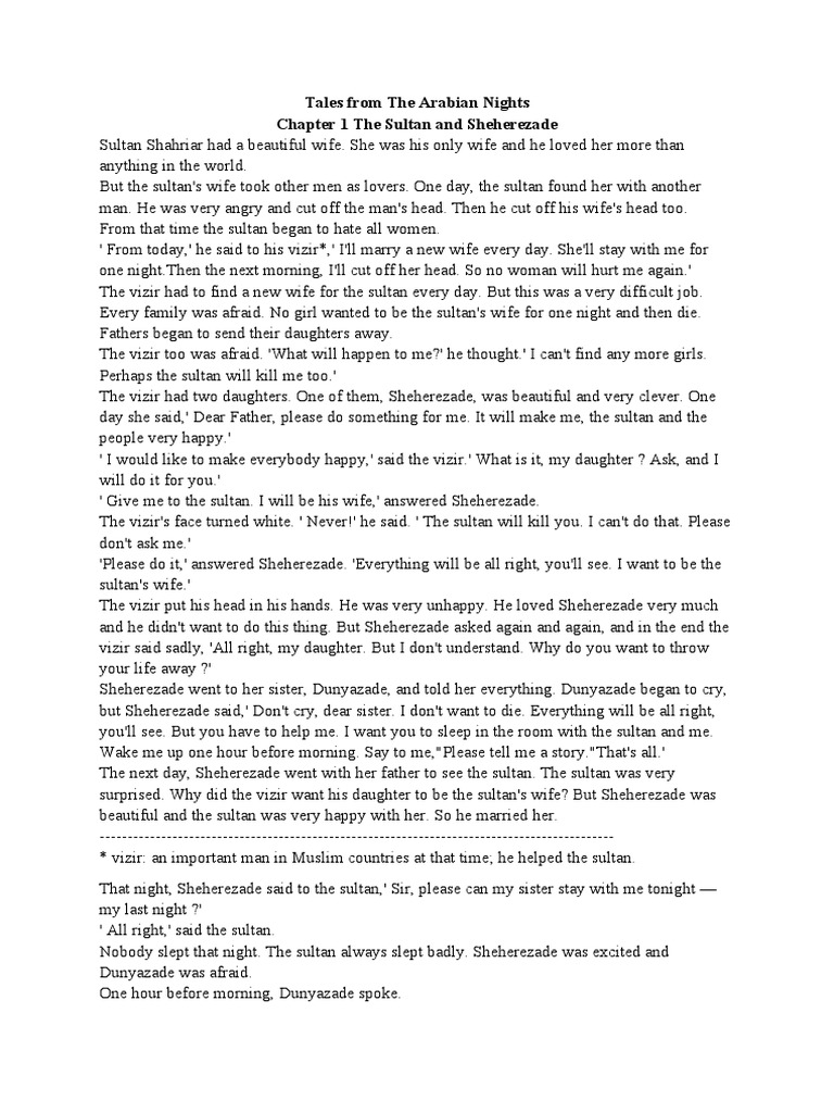 Tales From The Arabian Nights | PDF