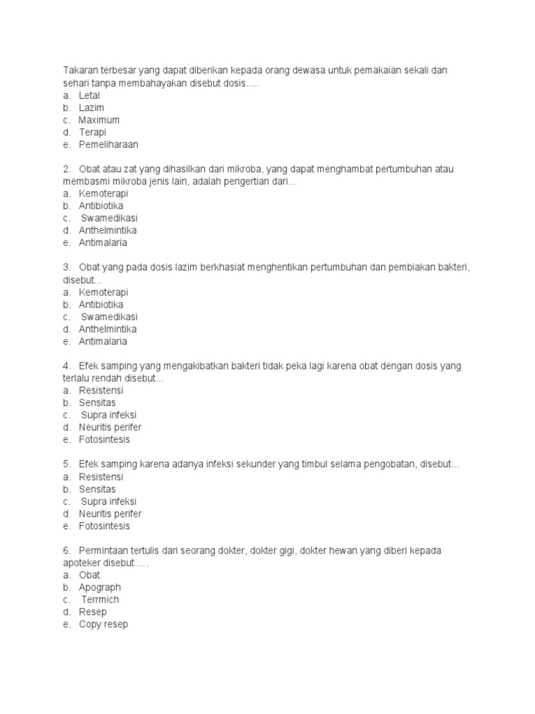 Farmasi 1 | PDF