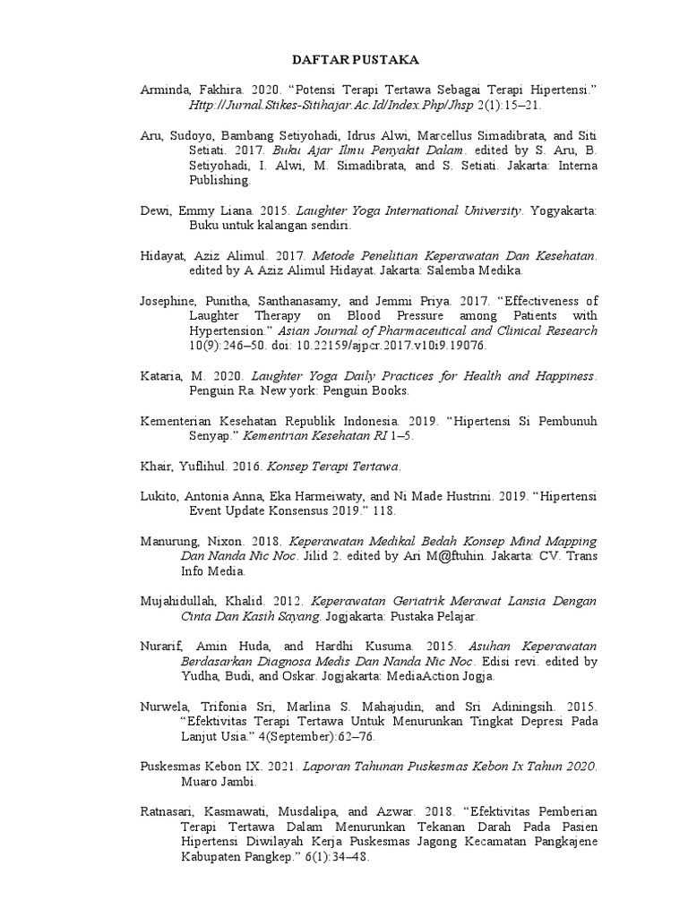 Daftar Pustaka Lampiran | PDF