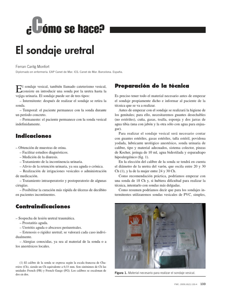 Guía Práctica para Sondaje Vesical | PDF | Vejiga urinaria | Sistema ...