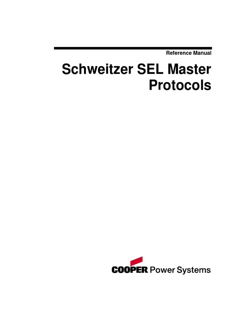 Schweitzer SEL Master Protocols | PDF | Bit | Information