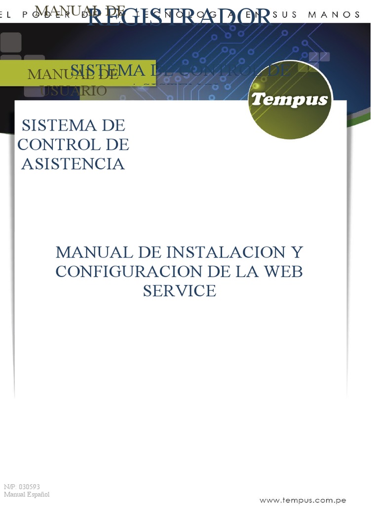 Manual de Instalación de Web Service | PDF | Php | Microsoft Windows