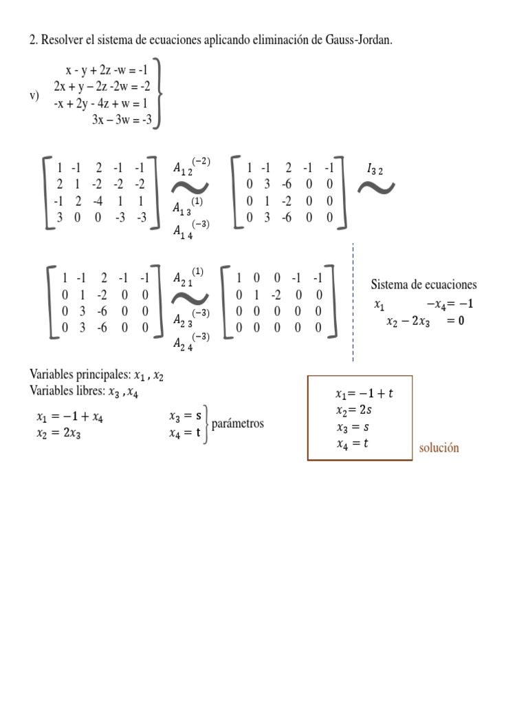 Ejercicio de La Serie de Matrices.. | PDF | Objetos matemáticos ...