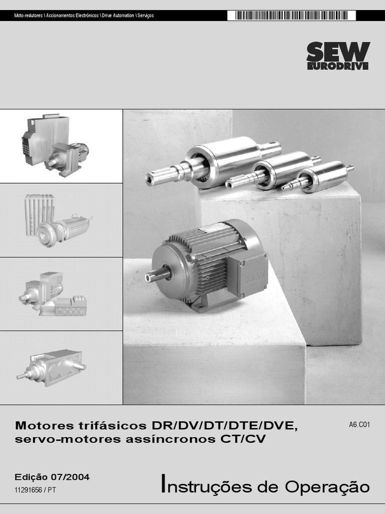 4 - I - Motores SEW CA | PDF | Freio | Resistência elétrica e condutividade