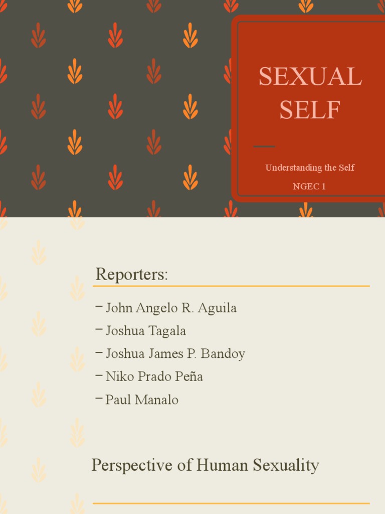 Sexual Self Reporting Ngec1 | PDF | Birth Control | Love