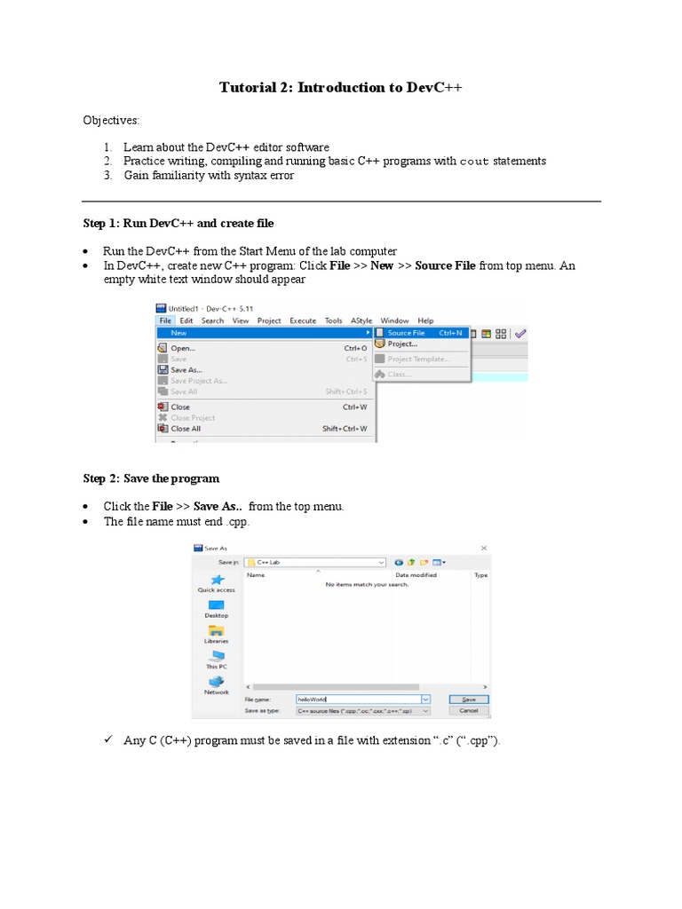 CSC126 Tutorial 2 | PDF | C++ | Namespace