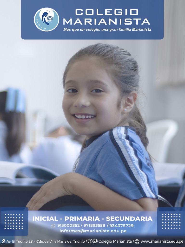 Colegio Marianista - Matrícula 2021 | PDF | Aprendizaje | Cognición