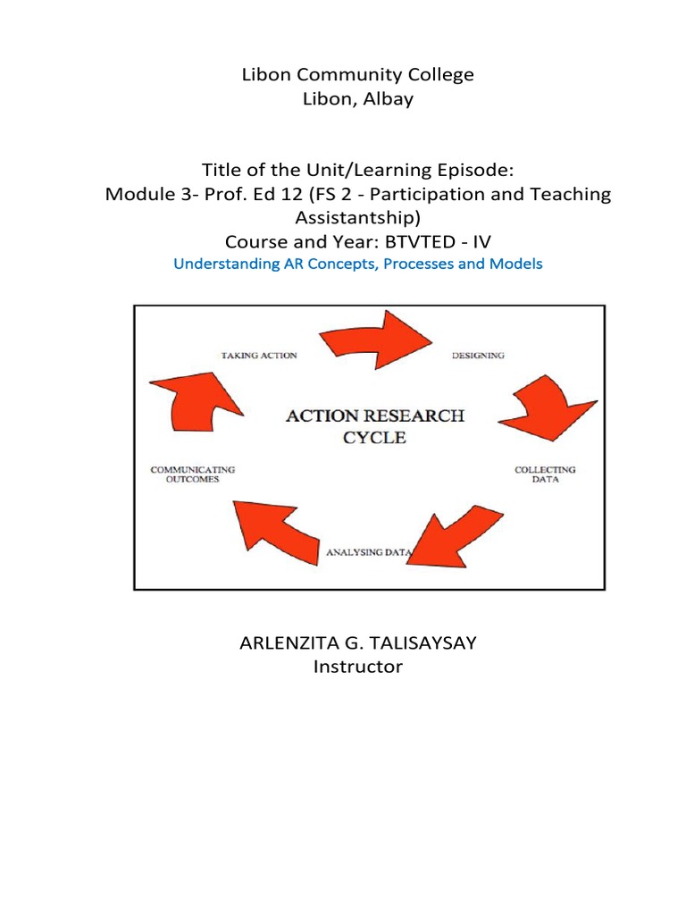 FS2-Episode 3-AGT | PDF | Action Research | Learning