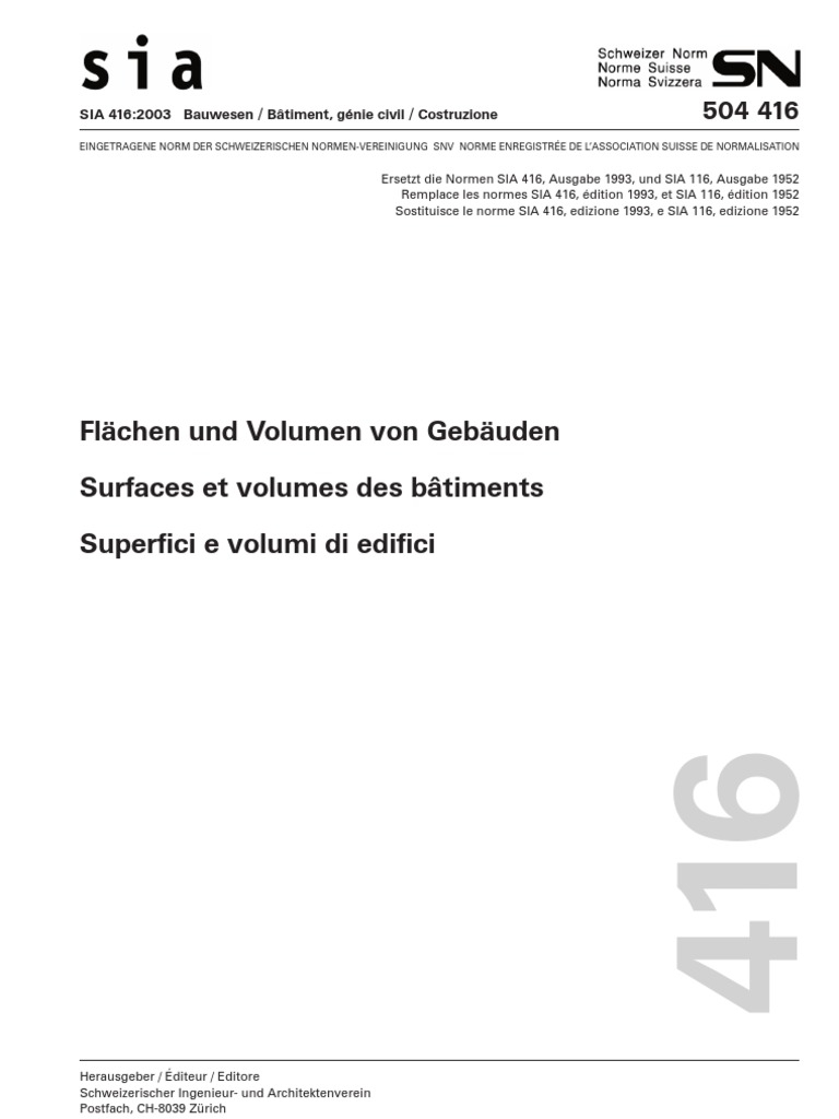 Sia 416 - 2003 - Dfi | PDF