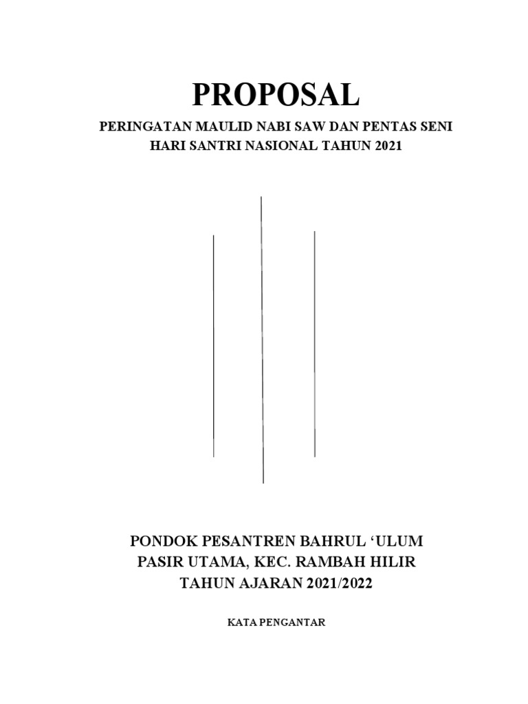Proposal Pensi | PDF