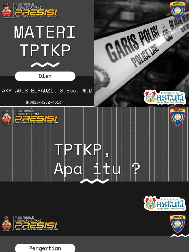 Panduan TPTKP untuk Penanganan TKP | PDF