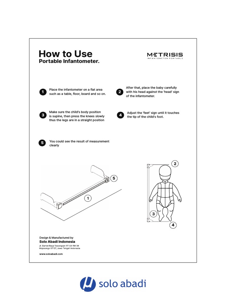 Instruction of How To Use Infantometer | PDF